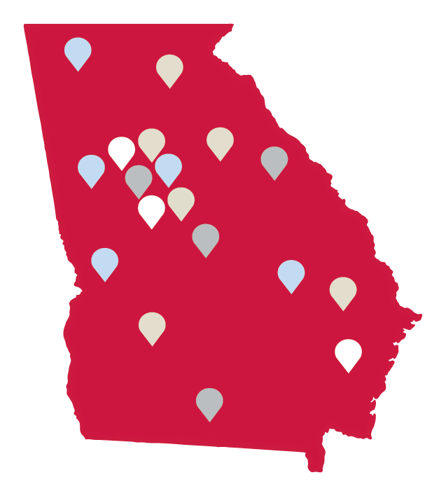 UGA Map | University of Georgia Small Business Development Center